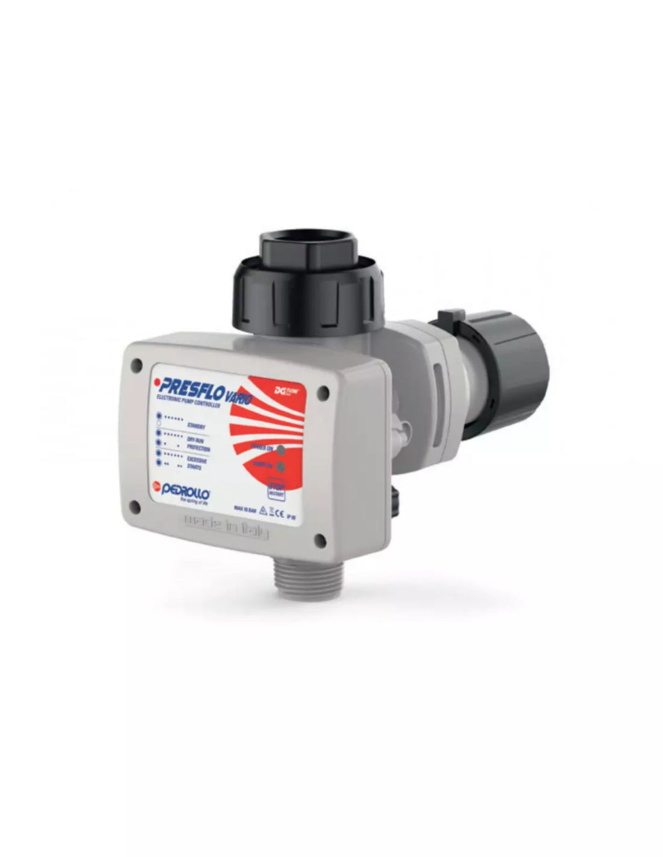 Elektronischer variabler Druckregler Presflo Vario mit Manometer – Brico Home